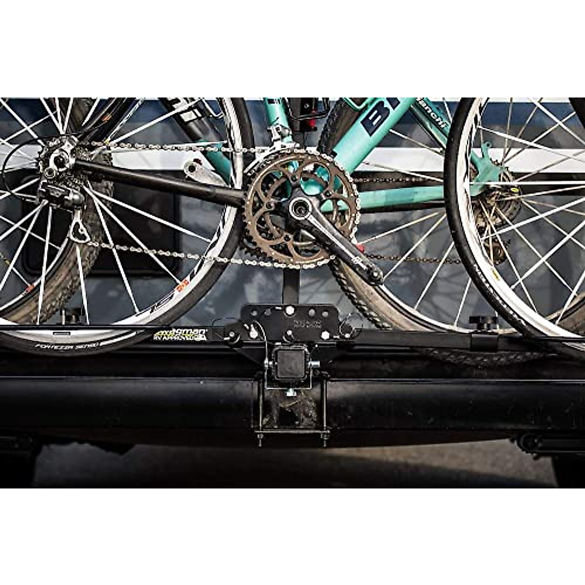 Swagman Bicycle Carrier TRAVELER XC2 RV Approved Hitch Mount Bike Rack , Black