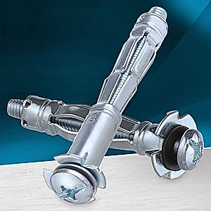 Expansion Screw,Stainless steel expansion bolts, screws, screws,Expansion Bolts Drilling Ceiling Expansion Screws Screw Assortment Hand Tools Heavy Duty Bolt Wall Anchor Screws Expansion Bolt (Color :