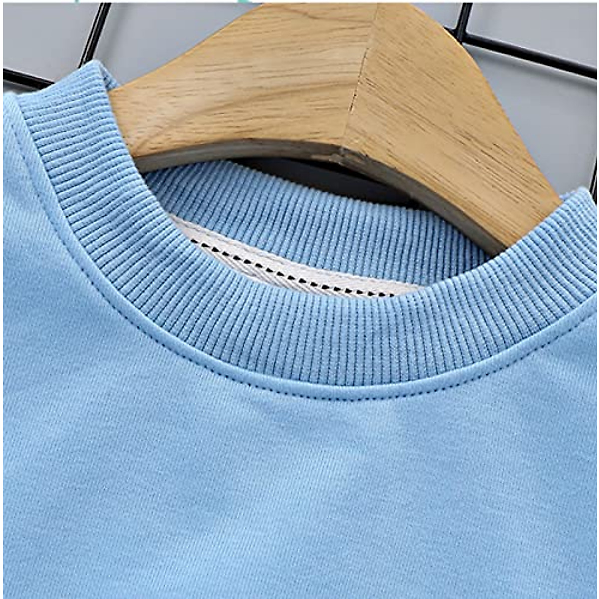 Infant Toddler Baby Boy Girl Sweatshirt Pullover Hooded Pocket Warm Casual Cold Weather Sweatshirt Newborn Sweatshirts Blue