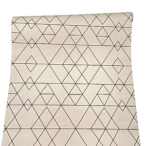 Yifely Geometry Shelving Paper Self-Adhesive Drawer Liner Waterproof Covering Shelf Dividers Entry Tables 17.7 Inch by 9.8 Feet