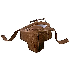 Bloch Women's Dance Men's Pump Split Sole Canvas Ballet Slipper/Shoe, Cocoa, 11