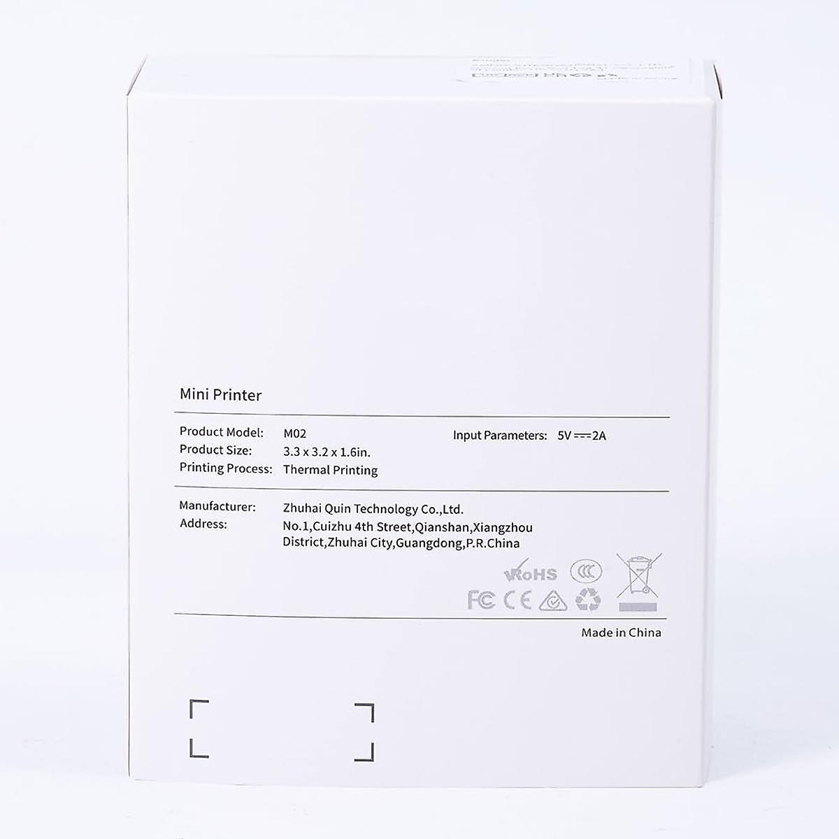 Phomemo Pocket Printer - M02 Mini Bluetooth Wireless Sticker Printer, Compatible with iOS & Android, Thermal Mobile Printer for Fun, memo, to-do List, Work Notes, DIY Journal, Green