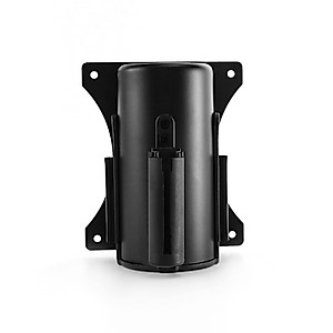 QWORK Wall Mounted Retractable Belt Barrier, Crowd Control Wall Barrier with 10' Belt for Retail Stores, Airports, Banks, School