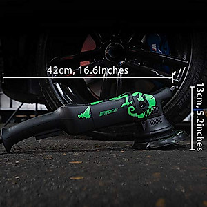 BATOCA Dual Action Polisher, Auto Buffers and Polishers, da Buffer for Car Detailing, 6 Inches and 700w Random Orbital,6 Variable Speed with Polishing Pads for Waxing,Buffing,Sanding