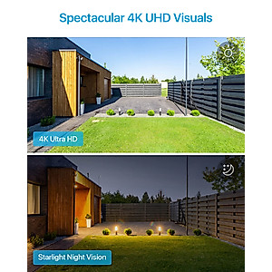 ZOSI 16CH 4K Spotlight PoE Security Camera System,8pcs 4K Outdoor Indoor PoE IP Cameras,Person Vehicle Detection,2 Way Audio and Siren,Night Vision,8MP 16Channel NVR with 4TB HDD for 24/7 Recording