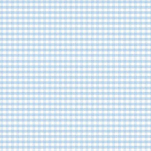 SheetWorld Youth Bed Sheet Set 33 x 66, 100% Cotton Jersey Blue Gingham, Made in USA