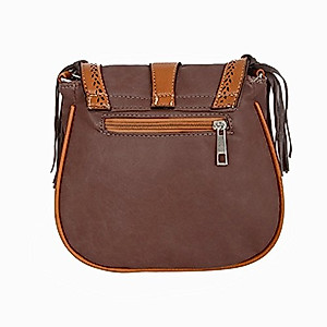 Women Lady's Fringe Tassels PU Leather Shoulder Messenger Bag Cross-body Tote Handbag