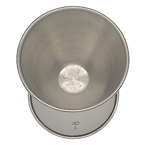 Hudson & Lane Stainless Steel Cocktail Barware Double Measuring Jigger 1 oz x 1.5 oz