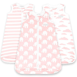 Baby Sleeping Bag Sack – Infant Sleeping Bags 18-24 Months – 3 Pack - Cotton Wearable Blanket Baby Sleep Bag – Unisex Zip Up Baby Bag for Sleeping for Boys & Girls – Breathable Bag Sleepers for Babies