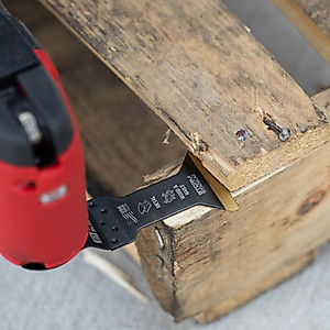 Imperial Blades IBOAT340-10 One Fit 1-3/4" Multi-Material Storm Titanium Metal/Wood Blade, 10PC