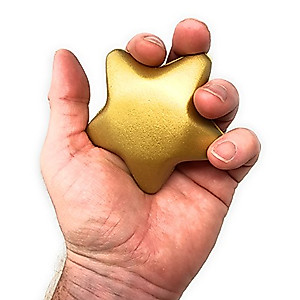 Funiverse 20 Bulk 3" Gold Star Award Stress Relievers - Perfect Office Awards, Student Prizes, or Camp Trophies