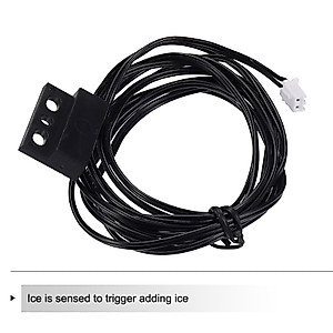 MECCANIXITY Ice Full Switch Sensor for Ice Maker Magnet Door Panel Switch 200cm Line Length Black