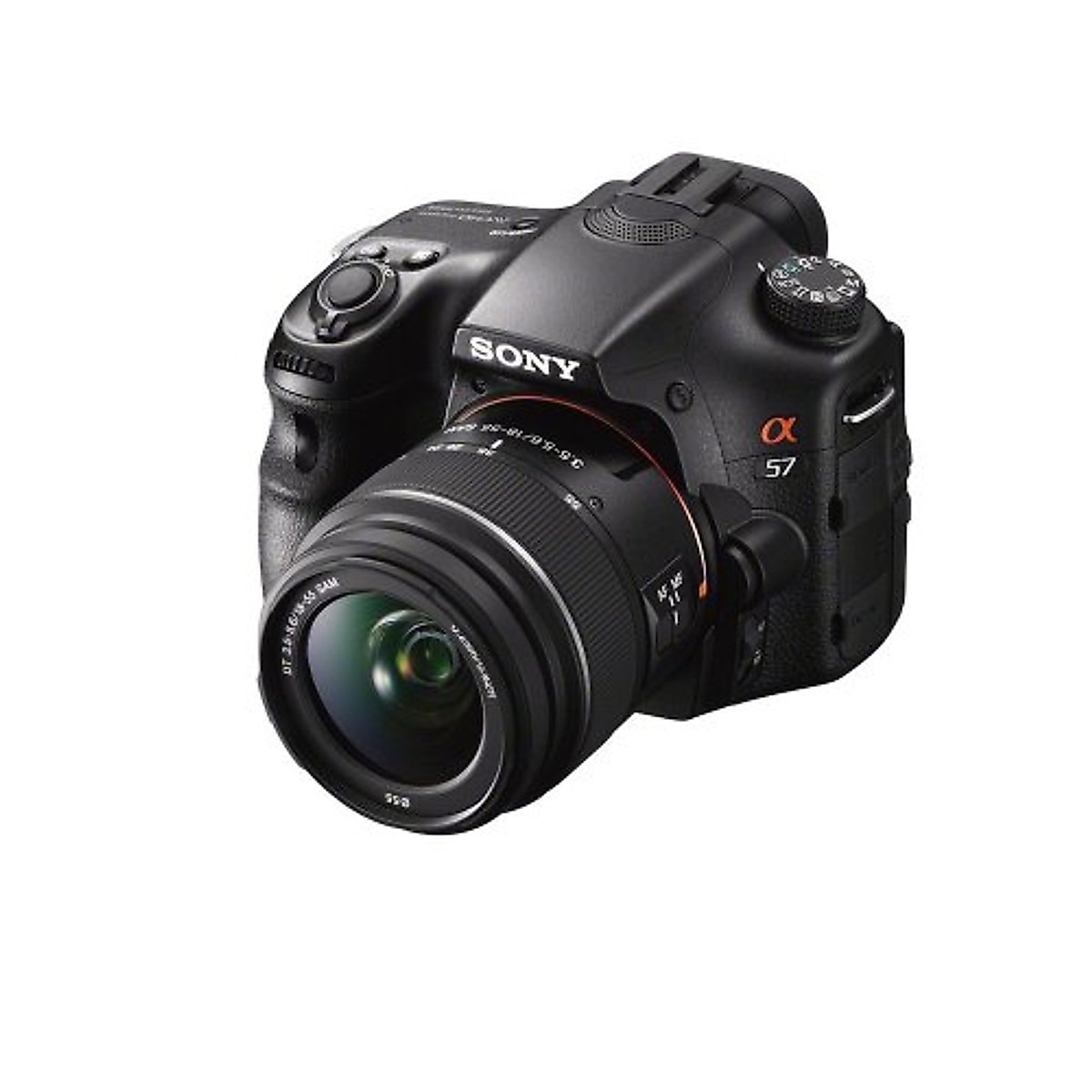 Sony Alpha SLT-A57K 16.1 MP Exmor APS HD CMOS Sensor DSLR with Translucent Mirror Technology, 3D Sweep Panorama and 18-55mm Zoom Lens