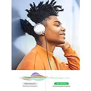 UGREEN 3.5mm Audio Cable Hi-Fi Stereo Double Layer Shielding Nylon Braided with Silver-Plating Copper Core, Zinc Alloy Male to Male Aux Cord Tangle-Free for Audiophile Musical Lovers, 6.5ft