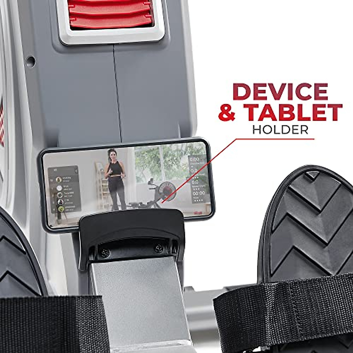 Sunny Health & Fitness Dynamic Air Rowing Machine with Exclusive SunnyFit App Enhanced Bluetooth Connectivity – SF-RW520007