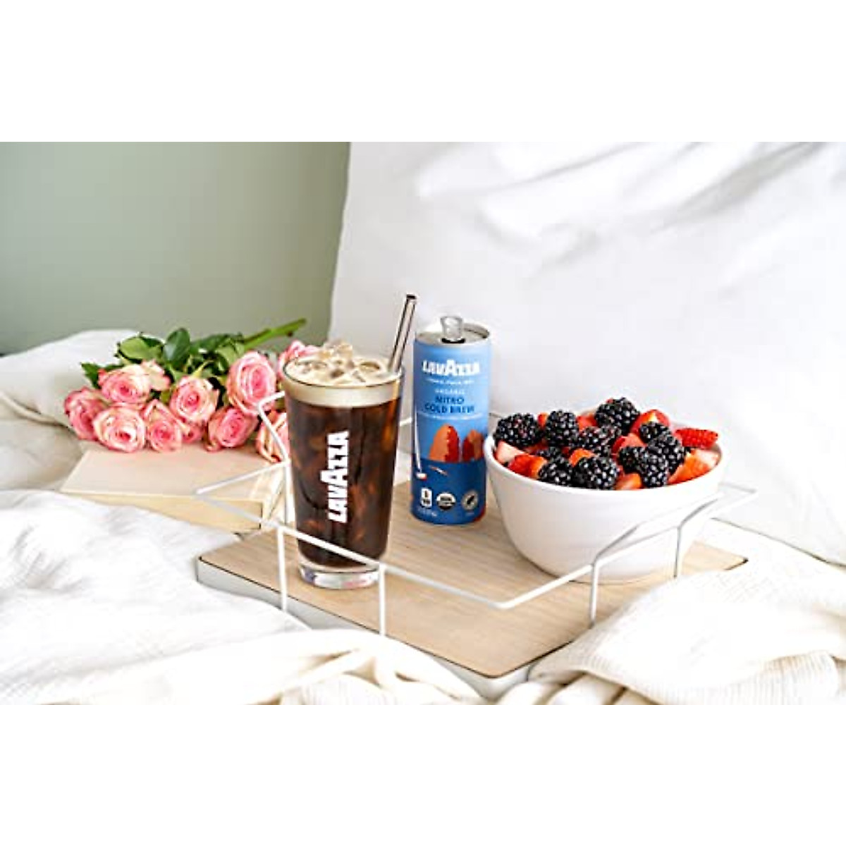 Lavazza Organic Cold Brew Coffee Variety Pack of 12 Count - Balanced, Complex, Smooth, Fruity, Sweet, Creamy, Medium and Dark Roast, 100% Arabica, USDA Organic and Rainforest Alliance Certified,1 Count(Pack of 12)