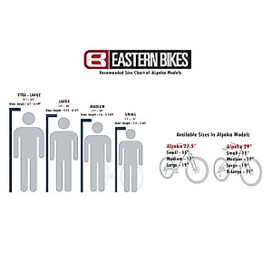 Eastern Bikes Ladies Alpaka Mountain Bike with 27.5" Wheel/Tire in 3 Frame Sizes for a (Medium - 17" Frame, Blue)