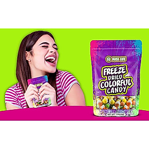 Bliss Life Freeze Dried Colorful Candy, Sour Crunchy Sweet, For Parties, Classroom, Office, Goodie Bags, Snack for Kids, (16oz/1lb)