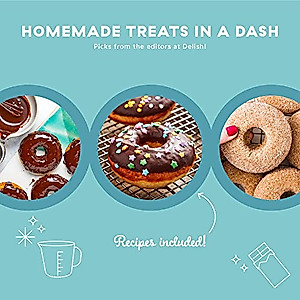 Delish By Dash Donut Maker for Snacks, Dessert, and More - Blue