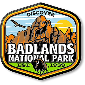 Black Hills Set of 6 Magnets by Classic Magnets, Collectible Souvenirs Made in The USA