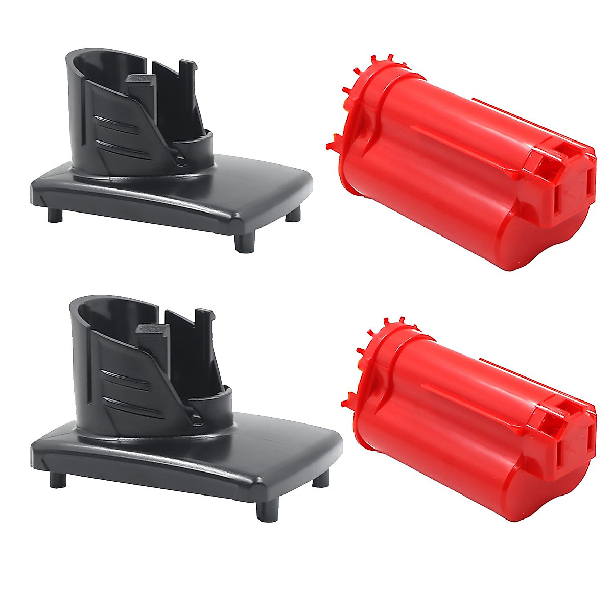 2 Set Battery Case Top Cover Replacement Parts Compatible with Milwaukee M12, Battery Top Plastic Case Replacement for M12 3.0 48-11-2412 48-11-2402 4.0 48-11-2440 6.0 48-11-2460