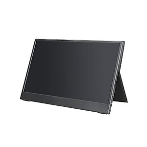 DFZ Portable Monitor, 13.3 Inch External Monitor, 2560×1440HD IPS Screen, Gaming Monitor with Type-C, HDMI and Built-in Speakers