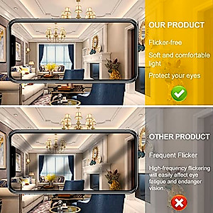 16W E12 LED Corn Bulbs, 1500LM Natural White 4000K Candelabra Light Bulbs, 100W Equivalent, E12 Base LED Chandelier Bulbs, Non-Dimmable LED Lamp, 4Pack