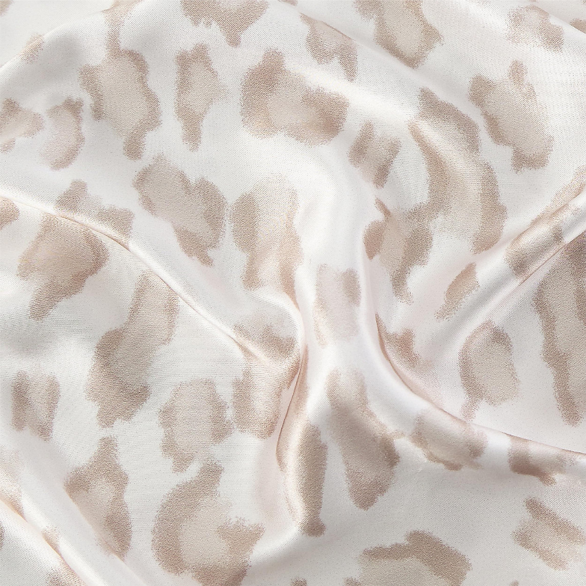 Bedsure Satin Pillowcase with Zipper 2 Pack Queen Size 20''x30'' - Similar to Silk Pillowcases for Hair and Skin, Silky & Soft Zip Satin Pillow Case Set of 2 (Leopard, 20x30 Inches)