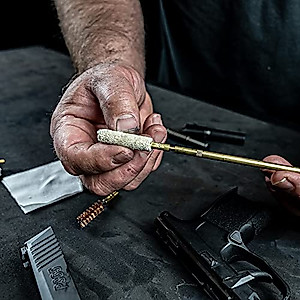 Otis .38 cal/9mm/.357 Pistol Cleaning Kit with Brass Rod
