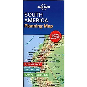 Lonely Planet South America Planning Map 1