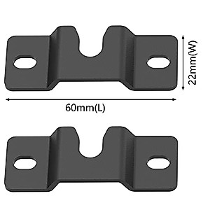 Sound Bar Wall Mount Bracket for VIZIO Soundbars, Mounting Brackets for Vizio Sound Bars and Surround Speakers, Mounted Under the TV, Fits of Most Satellite Speakers, Bookshelf Speakers Mounts