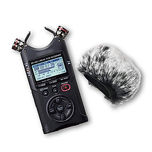 Microphone Windscreen For Tascam DR-40X DR40X Mic Recorders,Furry Tascam Windscreen Cover by SUNMON