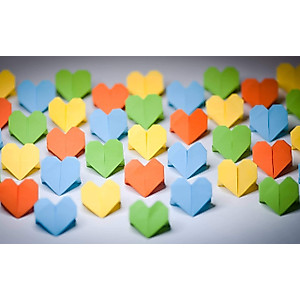 Origami Paper 6 Inches Square 500 Sheets 20 Vivid Colors Double Sided for Kids & Adults Arts and Crafts Projects