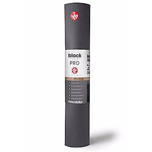 Manduka Pro Yoga Mat Black Mat PRO Standard