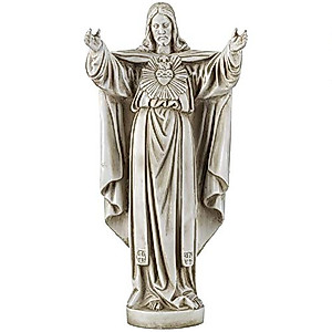 Design Toscano The Sacred Heart of Jesus Spiritual Garden Statue