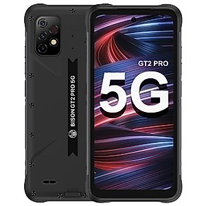 UMIDIGI Bison GT2 PRO 5G Rugged Unlocked Smartphones, 8G+256GB Waterproof IP68/IP69K Android 12 MediaTek Dimensity 900 6nm 64MP+8MP+5MP Camera 6.5" FHD 6150mAh Fast Charge NFC Cell Phone