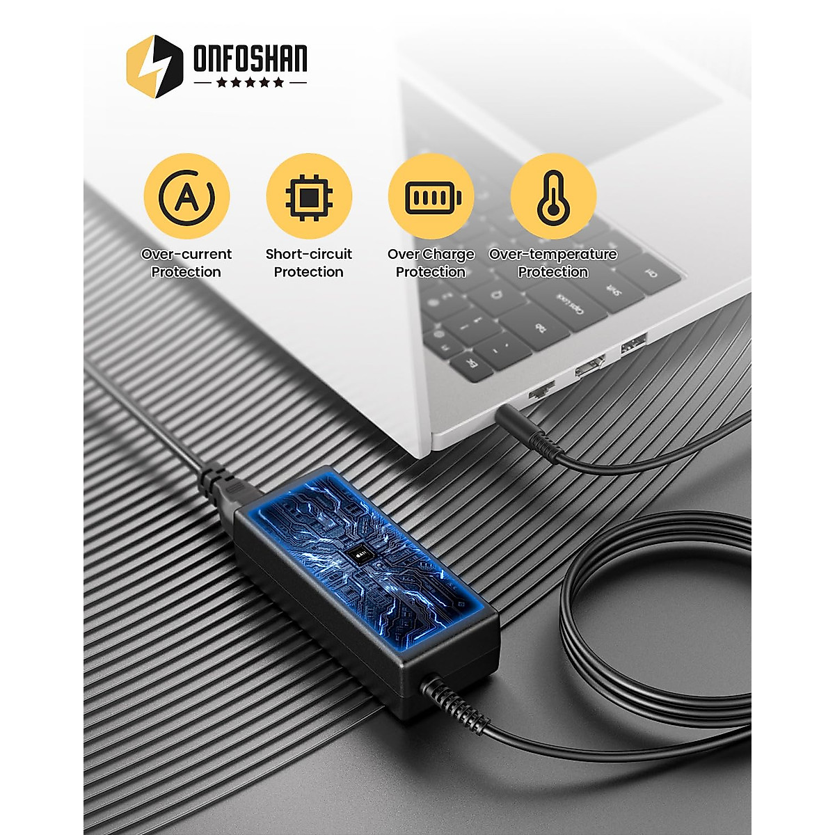 65W 45W AC Charger Adapter for Dell 3583 3585 3593 3793 5593 3480 3481 3482 3580 3780 Dell Latitude 3310 3410 3420 3490 3500 Notebook Laptop Power Supply Cord