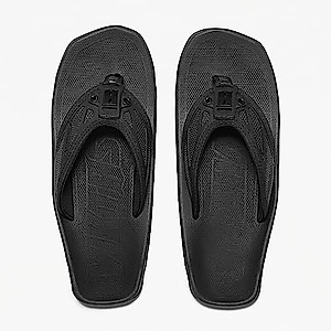 VIKTOS Men's Ruck Recovery Sandals | Comfortable Lightweight Casual Outdoor Flip Flops with Dropped Heel & Thermoformable EVA Footbed, Nightfjall, Size: 11