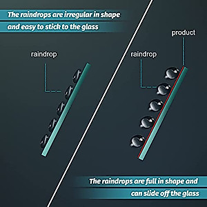 GSZTTKX 14PCS Car Rearview Mirror Film Waterproof Rainproof High-definition Transparent Nano-coated Protective Sticker,suitable for Rearview Mirrors Car Windows Car Trucks SUVs Safe Driving