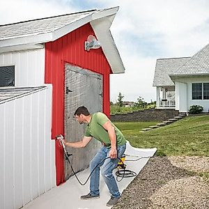 Wagner Spraytech 2422951 Control Pro 130 Paint Sprayer Kit, High Efficiency Airless Sprayer with Low Overspray & 12" Extension, 515 & 413 Tip for Large Projects, Yellow