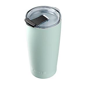 JURO Tumbler 20 oz Stainless Steel Vacuum Insulated Tumblers w/Lids and Straw [Travel Mug] Double Wall Water Coffee Cup for Home, Office, Kitchen Outdoor ideal for Ice Drinks/Hot Beverage - Mint