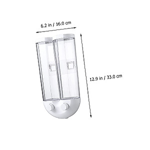 CIYODO 2 pcs Wall-mounted Wall- for Organizer Bucket Household Flour Baking Dry Large Rice Grain Restaurant Tea Storage Seasoning Canister Kitchen Food Container Grains Containers