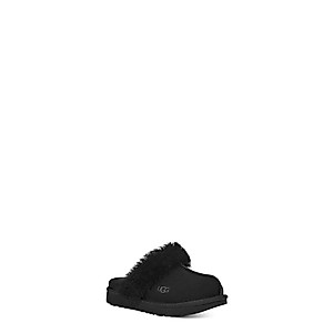 UGG Unisex-Child Cozy Ii Slipper, Black, 3 Little Kid