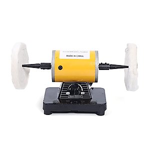 Jewelry Polishers - Adjustable Variable Speed Bench Grinder Polishing and Polishing Machine Kits, Dental Buffers and Lathes - Bench Lathe Polishers, Bench Grinders Jewelry Making Polishers
