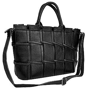 Vangas Genuine Leather Satchel Bag Scarlet