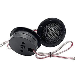 LYHLYA Car High Fidelity Stereo Speaker Tweeter - Car Modified Car Audio Silk Dome Tweeters