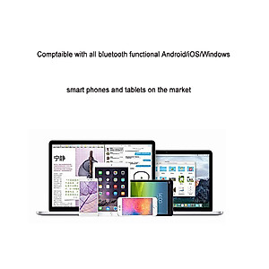 NVAHVA Single Bluetooth Earpiece10 Hrs Playtime,Wireless Headphone, Mini Bluetooth Headset Hands-Free Car Earphone,Cell Phone Bluetooth Earbud for iOS Android Smart Phones PC TV Audiobook (Beige)