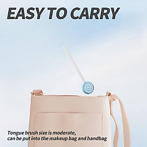 UAIAGM 5 pack Toddler Tongue Cleaner Kids Tongue Scraper or Cleaner Set Dental Scrapers for Kids Helps Freshen Breath Remove Gunk Multicolored with Easy-to-Grasp Handles and Brush Covers