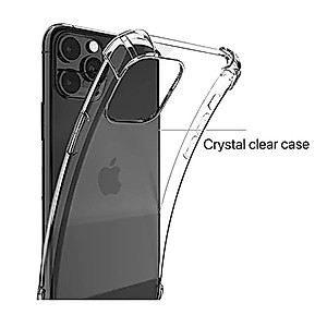 Chirano Case Compatible with iPhone 13, Only for 6.1 Inch 2021 New Model, Clear case, 4 Corners Shockproof Protection