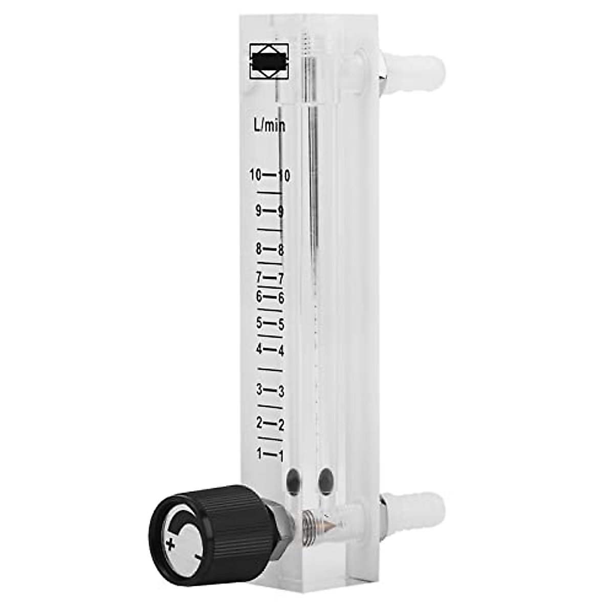 4pcs Gas Flowmeter 1‑10LPM Range Flowmeter with Control Valve Air Flowmeter 8mm Barbs for Oxygen Air Gas